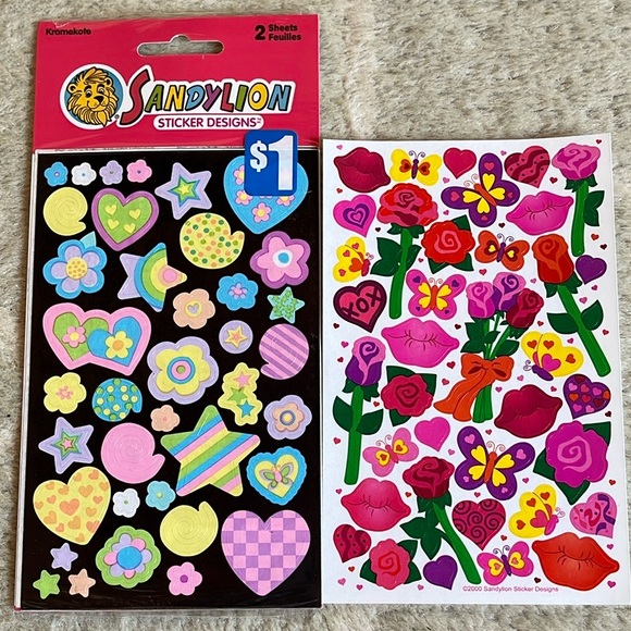Sandylion | Other | Vintage Sandylion Stickers | Poshmark